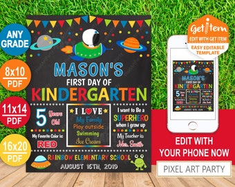 Kindergarten Sign Space - Etsy