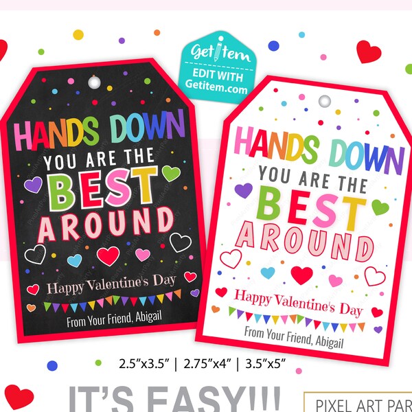Hands Down Best Around Printable - Etsy