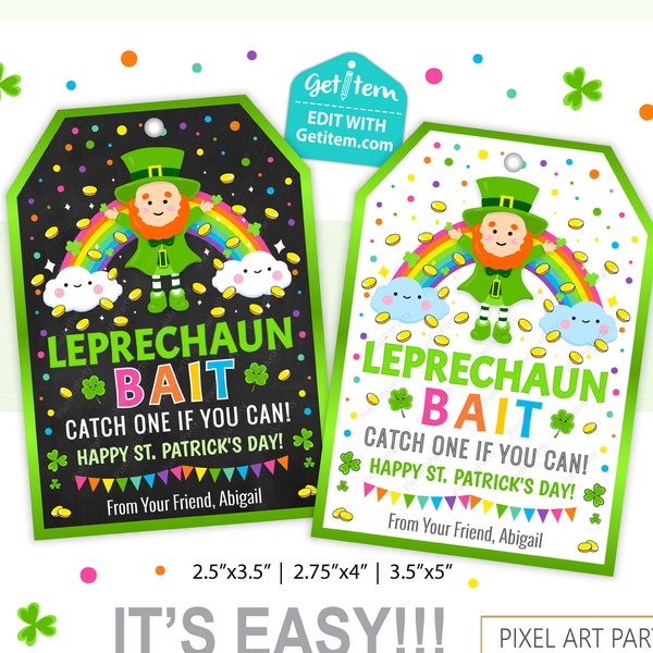 Leprechaun Bait Tag - Etsy