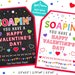 Editable Valentine Soap Gift Tags, Soapin' Valentine, Teacher Classroom ...