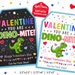 Editable Dinosaur Valentine Tags, Dino-mite Valentine, Teacher ...