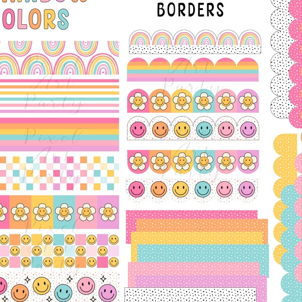 Pastel Composition Bulletin Board - Etsy