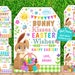 Editable Bunny Kisses and Easter Wishes Tags, Easter Gift Tags, Teacher ...
