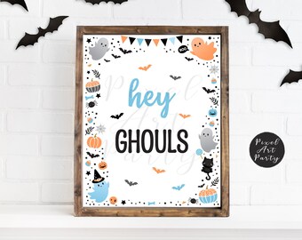Retro Groovy Halloween Trick or Treat Sign Spooktacular - Etsy