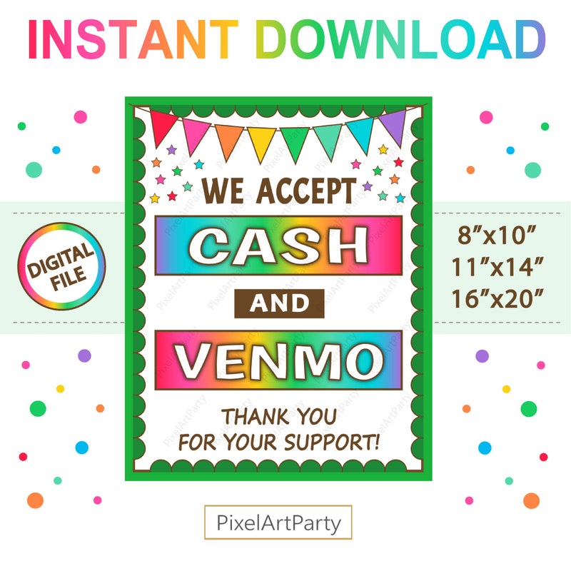 Cash App Printable - Etsy