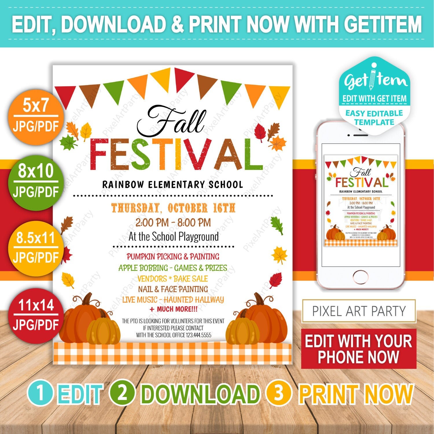 School Fall Festival Flyer Templates Free