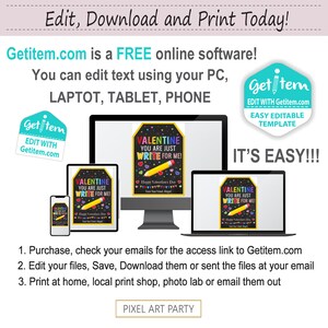 Editable Valentine Pencil Tags, Valentine's Day Gift Tag, Valentine You ...