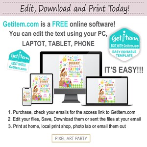 Editable Bunny Kisses and Easter Wishes Tags, Easter Gift Tags, Teacher ...