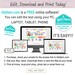 Editable Virtual Teacher Appreciation Week Itinerary Flyer, School ...