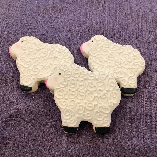 Sheep Cookies - Etsy