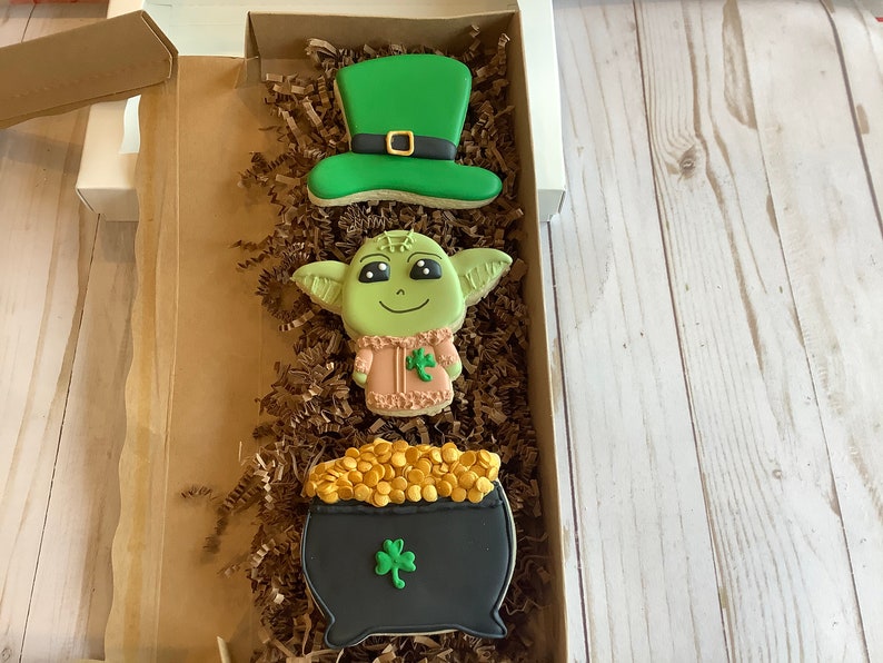 Baby Alien St Patricks Day Cookie Set - Etsy