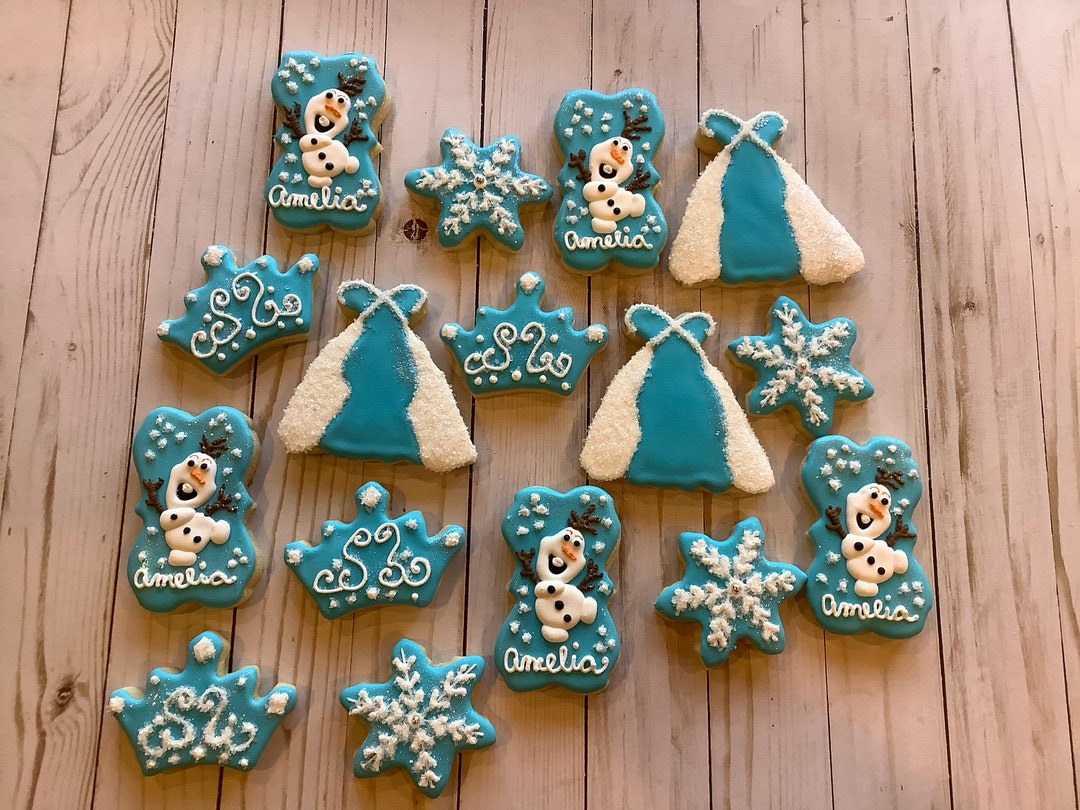 Frozen Inspired Cookies - Etsy