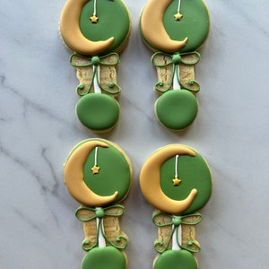 Over the Moon Baby Shower Cookies - Etsy