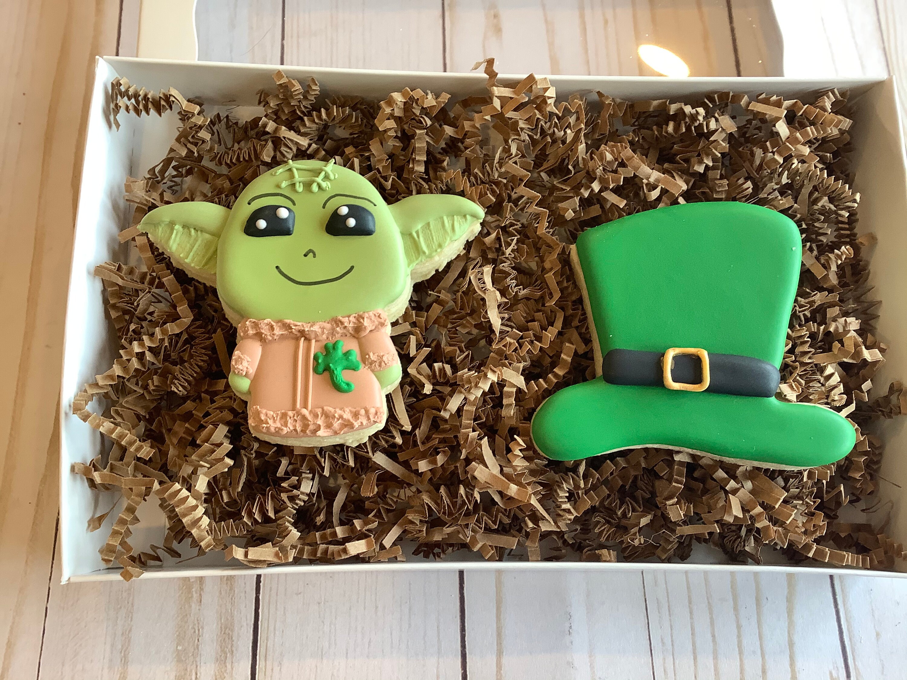 St. Patricks Day Baby Alien Cookie Set - Etsy