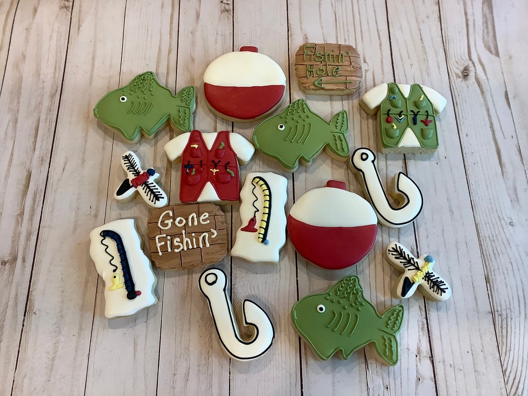 Fishing Theme Cookies - Etsy