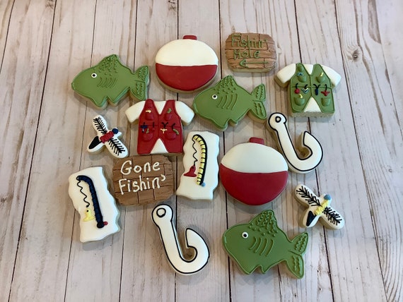Fishing Theme Cookies - Etsy