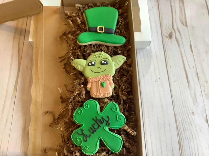 Baby Alien St Patricks Day Cookie Set - Etsy