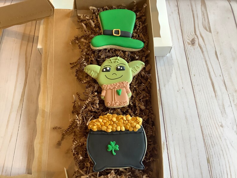 Baby Alien St Patricks Day Cookie Set - Etsy