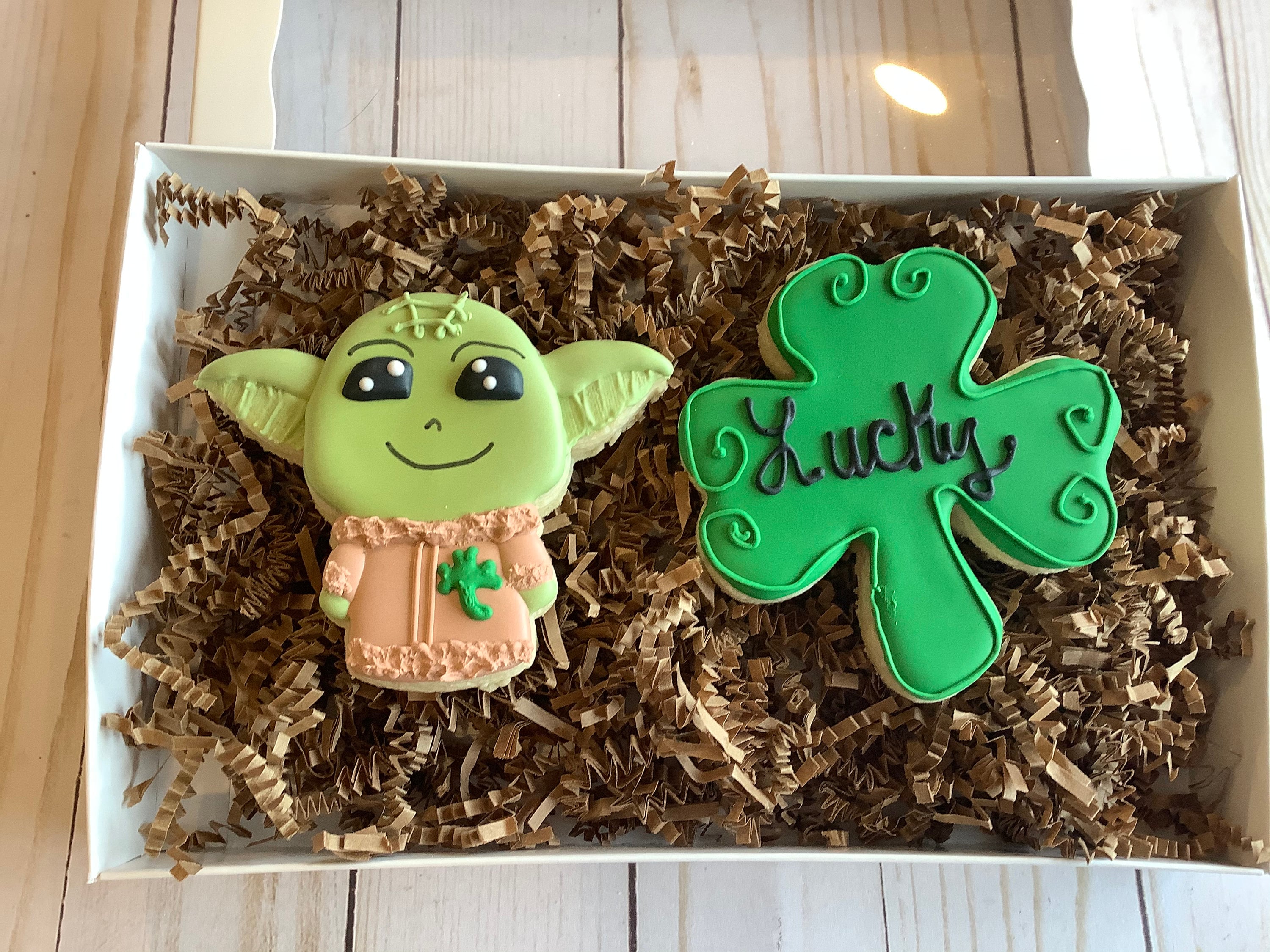 St. Patricks Day Baby Alien Cookie Set - Etsy