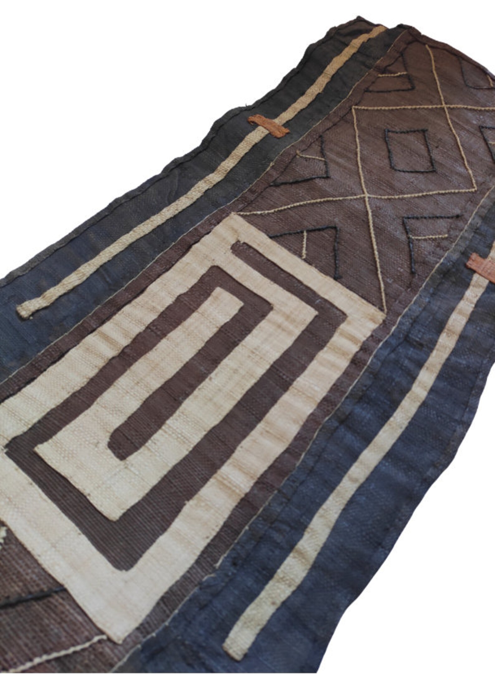 African Kuba Cloth Natural Woven Raffia Handmade Fabric | Etsy