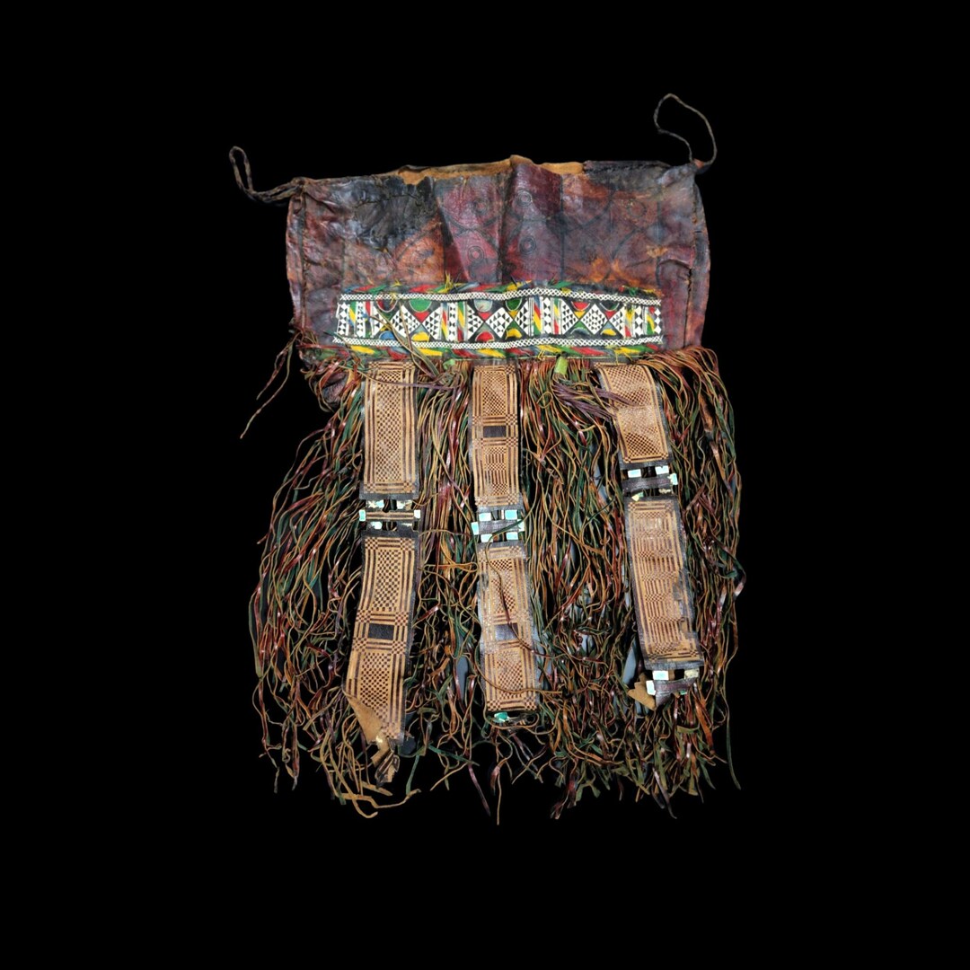 Old African Tuareg Leather Camel Bag From Niger Peul Fula Art - Etsy