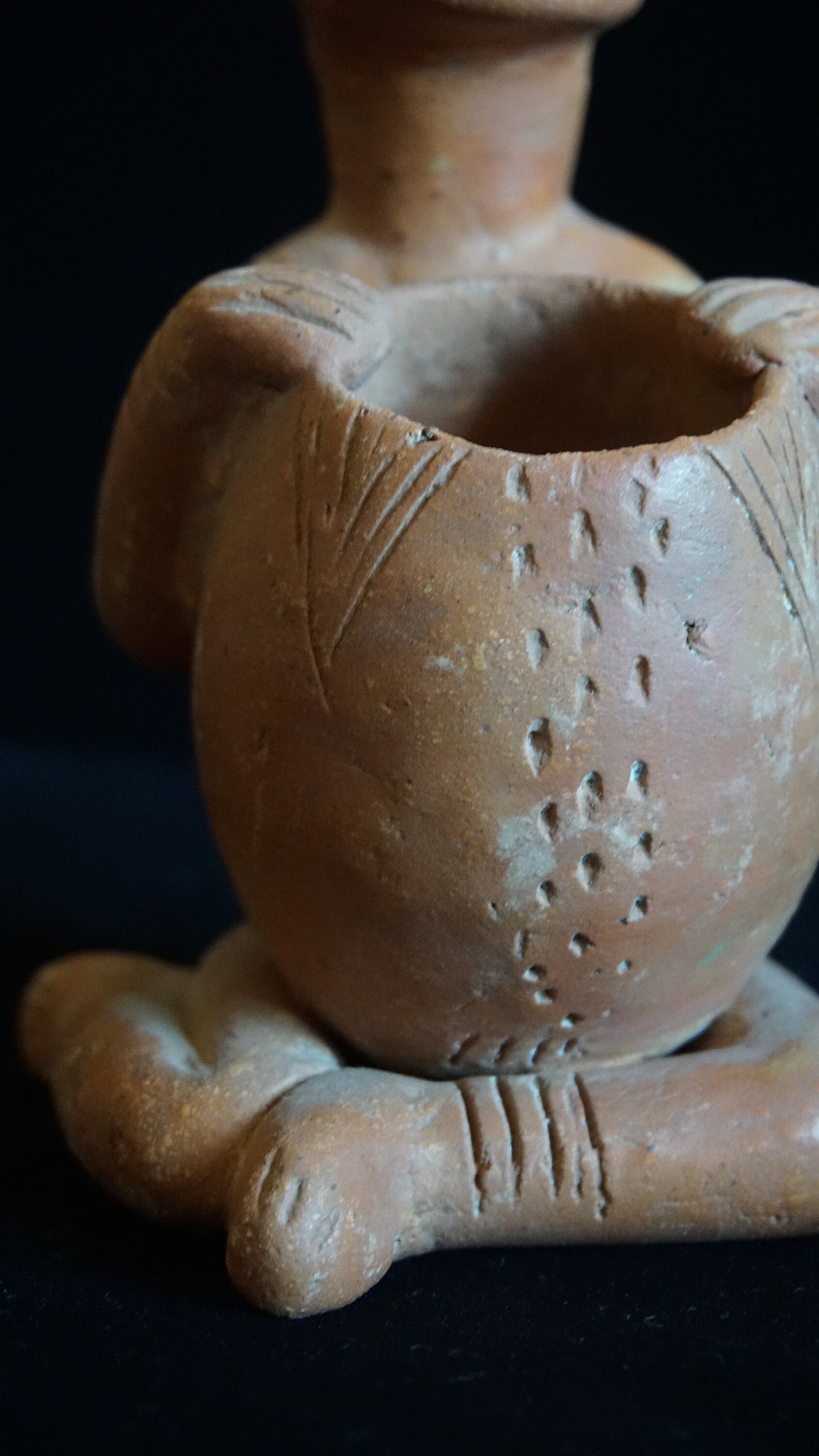 African Djenne Terracotta Sculpture | Mali | Tribal Primitive Sculpture ...