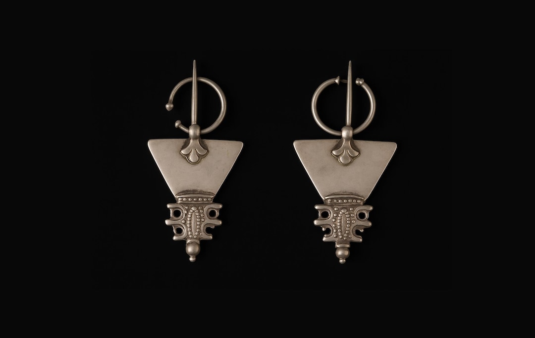 Antique Berber Silver Fibulae – "foot of the Jackal" Cloak Pins From ...