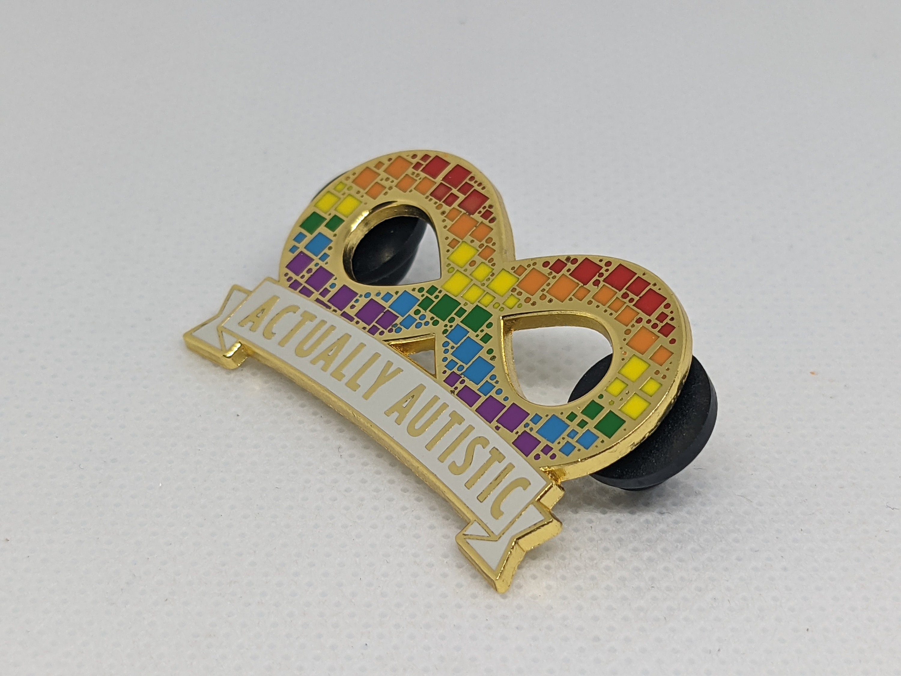 Actually Autistic Mosaic Tile Rainbow Autism Spectrum Infinity - Etsy