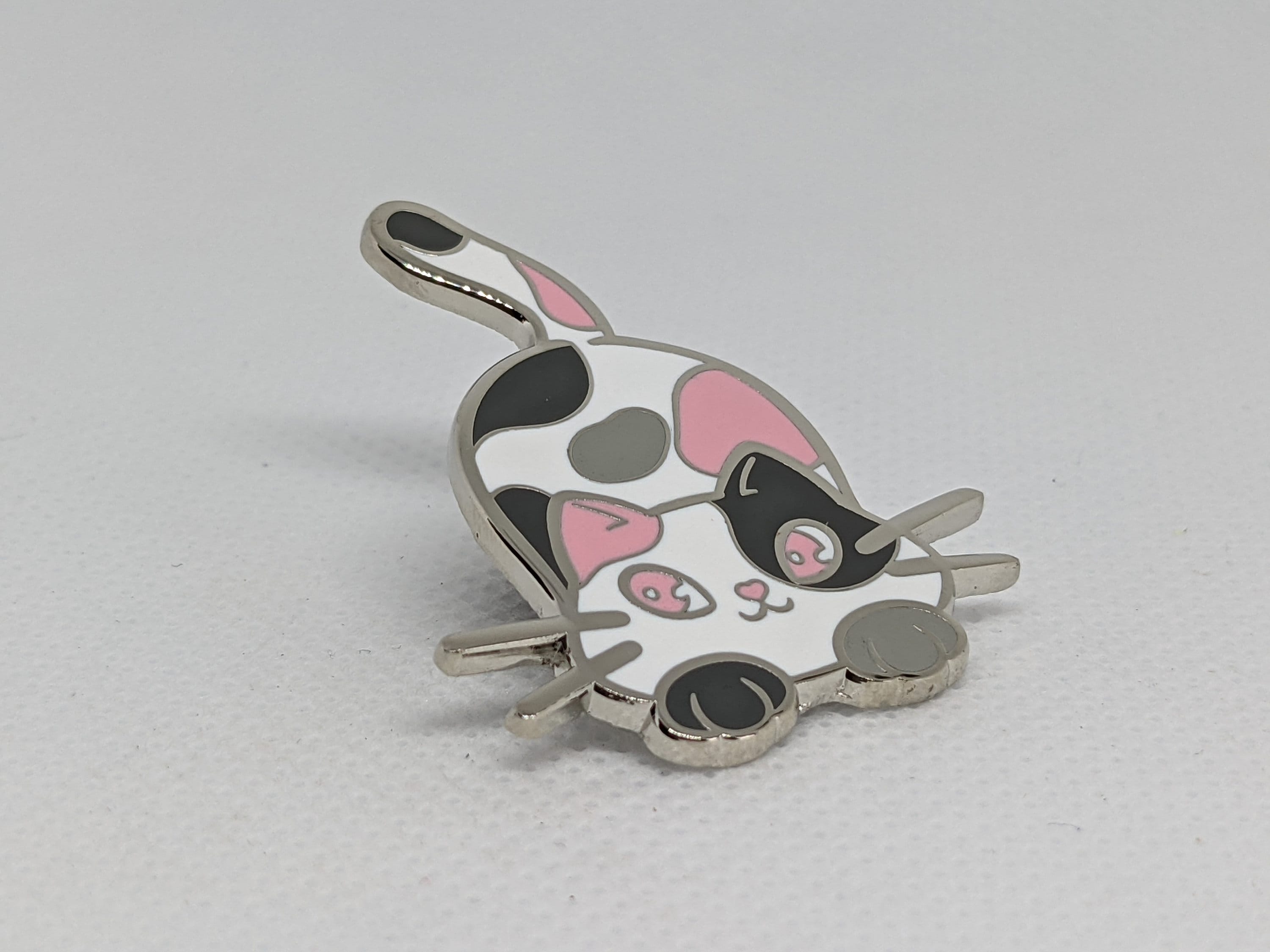 Demigirl Pin Purride Chibi Cat Hard Enamel Pin in Demigirl | Etsy