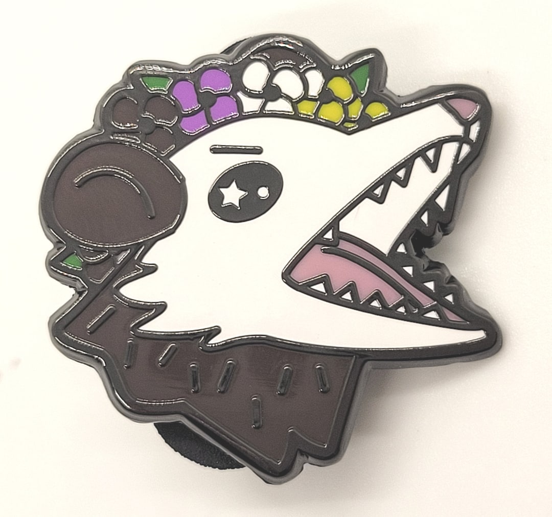 Non-binary Pride Possum in Flower Crown Screams in Gay Enby Trash ...