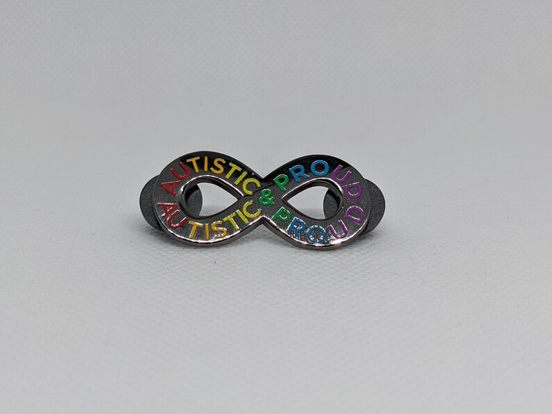 Autistic and Proud Autism Pride Spectrum Infinity Symbol - Etsy