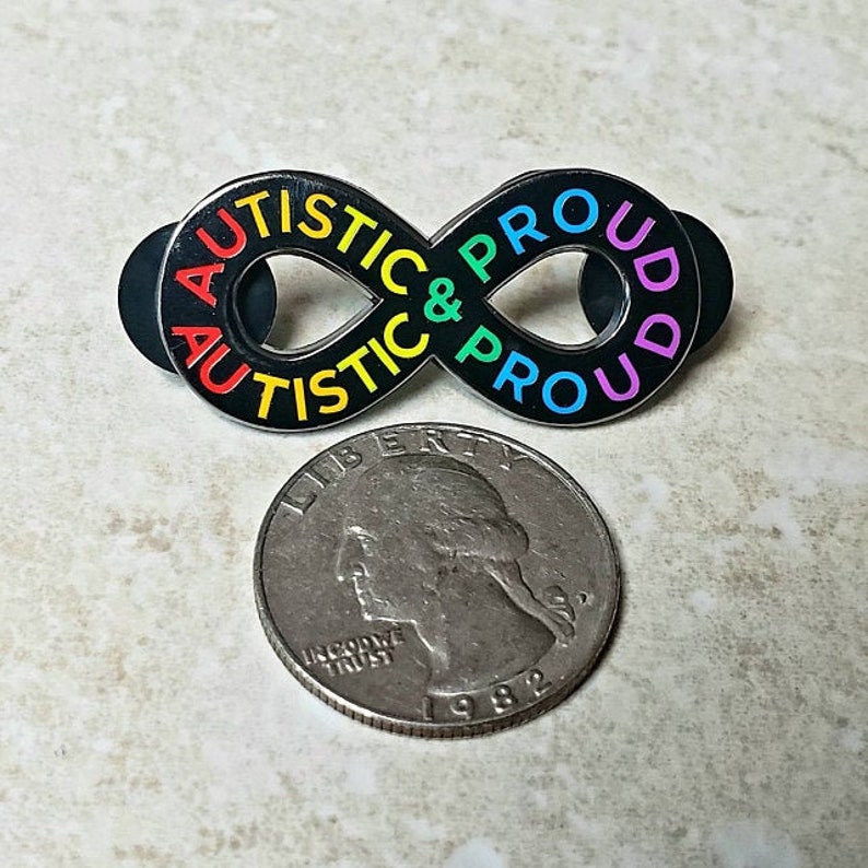 Autistic and Proud Autism Pride Spectrum Infinity Symbol | Etsy