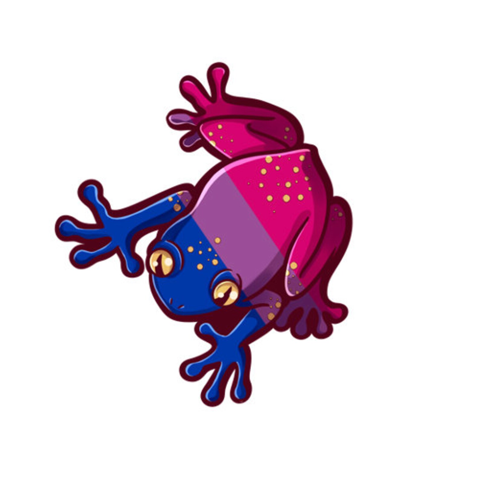 Frog Pride Stickers in Waterproof Die-cut Vinyl Choose - Etsy