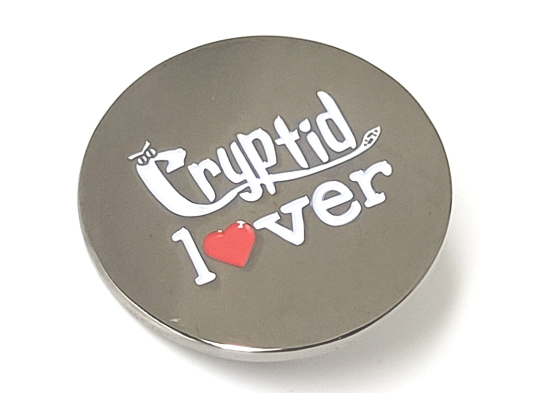 Cryptid Lover Hard Enamel Pin for Cryptozoologist & Fantastic Beast ...