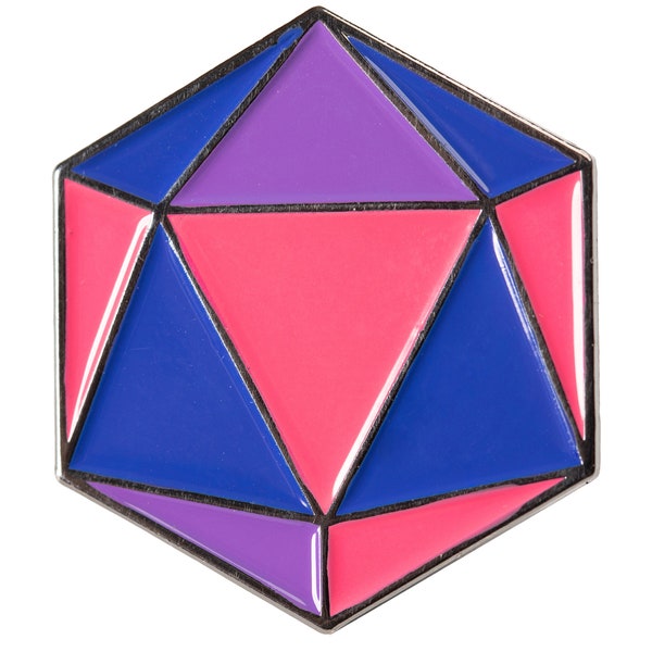 D20 Enamel Pin - Etsy