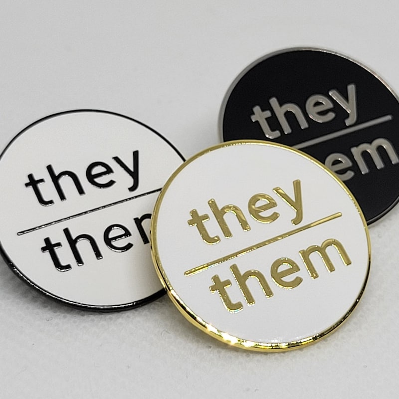 Pronoun Magnet They Them - Etsy