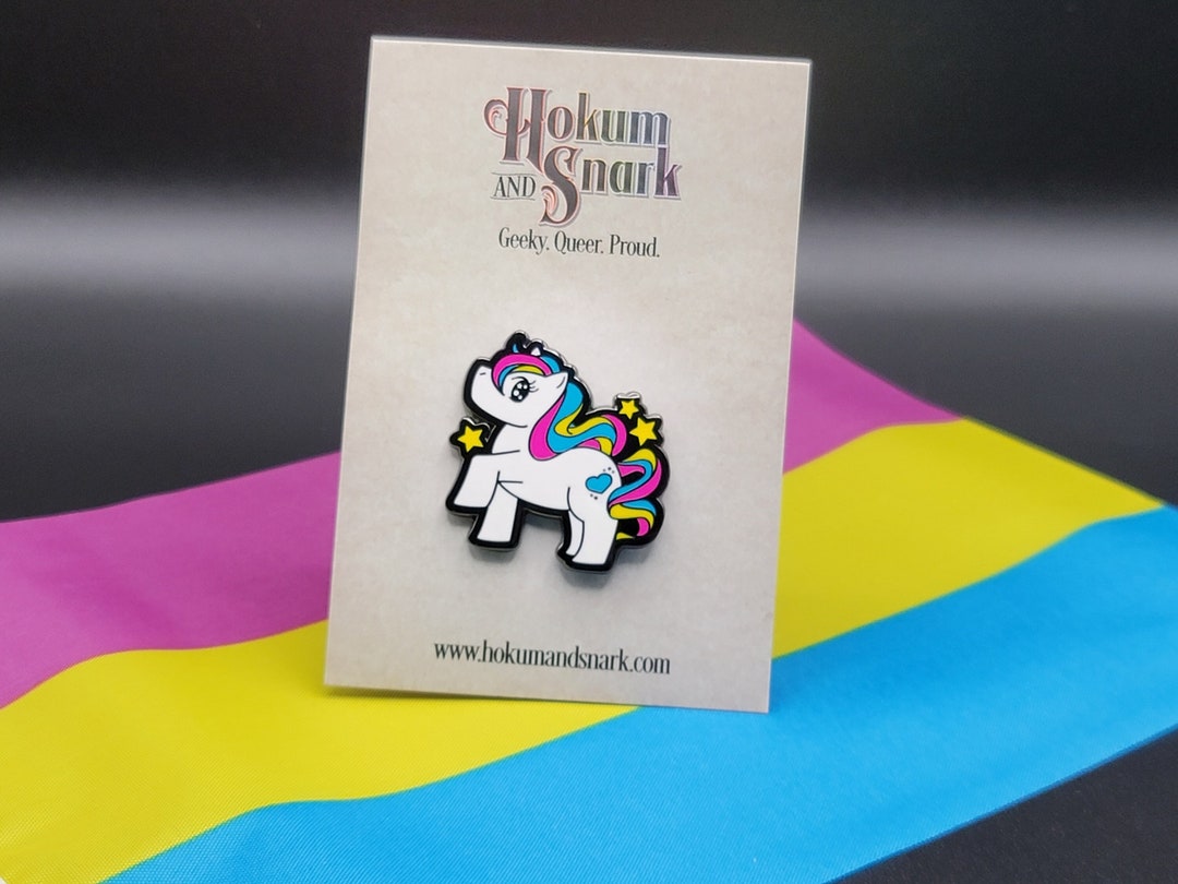 Chibi Unicorn Pan Pride Enamel Pin: Subtle LGBTQ+ Jewelry - Etsy