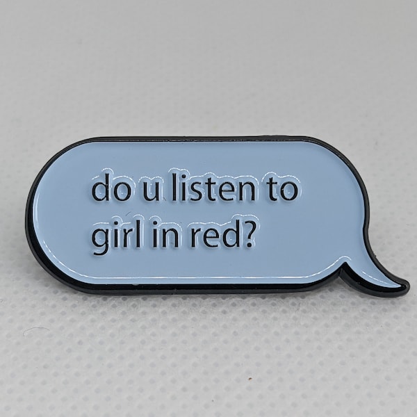Girl in Red Pin - Etsy