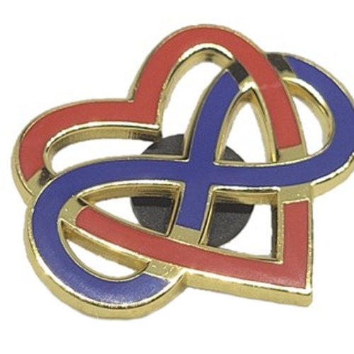 Polyphamtom polyamory Pride Hard Enamel Pin - Etsy