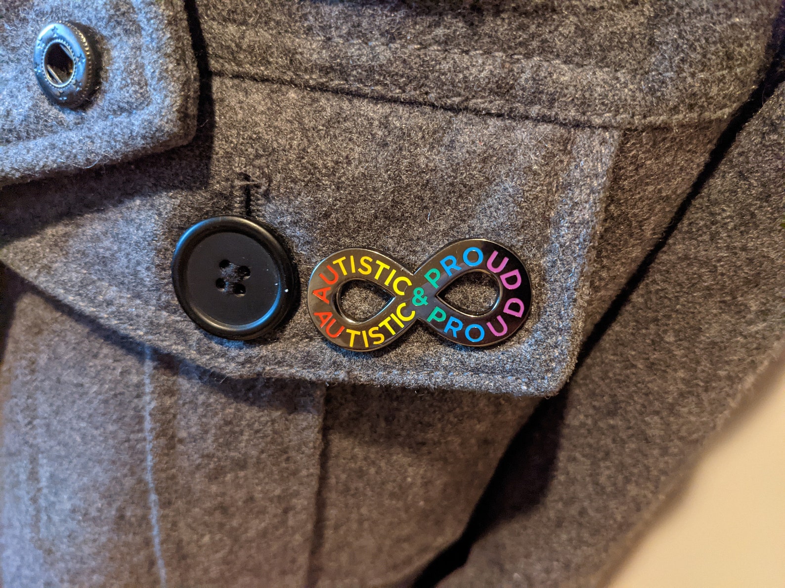 Autistic and Proud Autism Pride Spectrum Infinity Symbol | Etsy