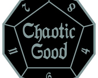 Chaotic Good RPG Alignment 1.25 Enamel Pin - Etsy