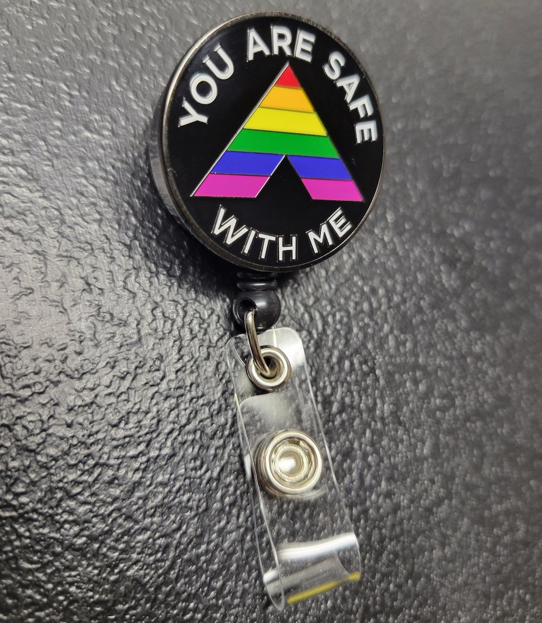 You Are Safe With Me Badge Reel | Safe Space | LGBTQ Ally Enamel Badge ...