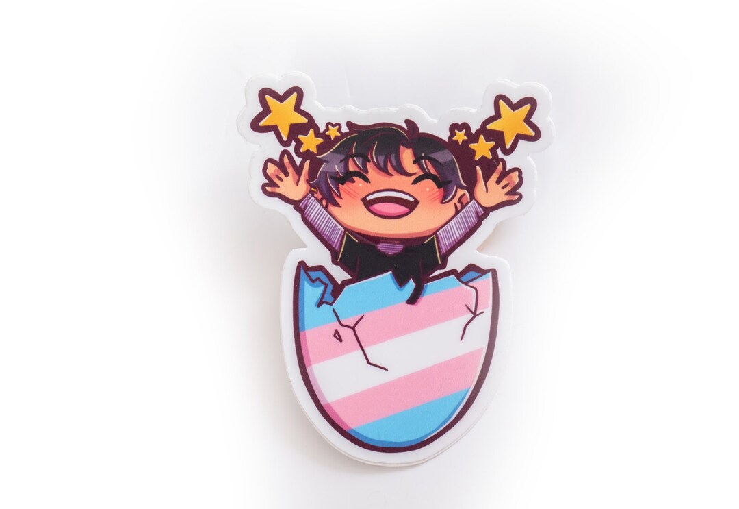 Transgender Pride Gender Euphoria Trans Egg Vinyl Decal - Etsy