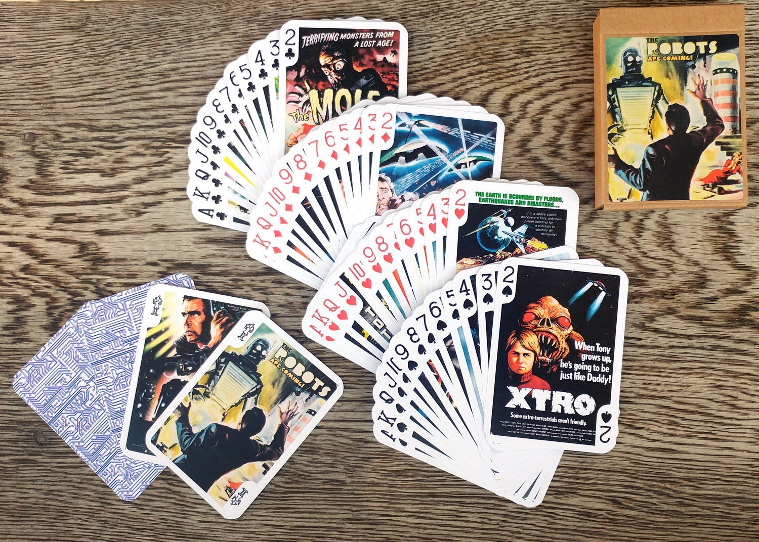 SCI FI Playing Cards poker Deck 54 Cards All Different | Etsy