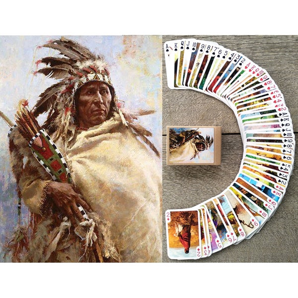 Native American Poker Cards - Etsy