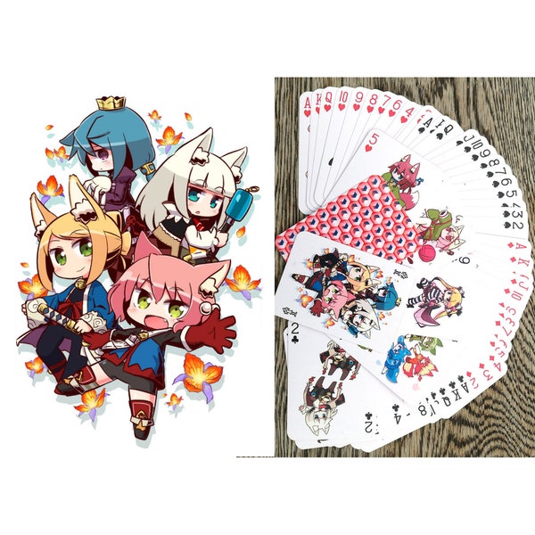 Anime Hanafuda Cards - Etsy