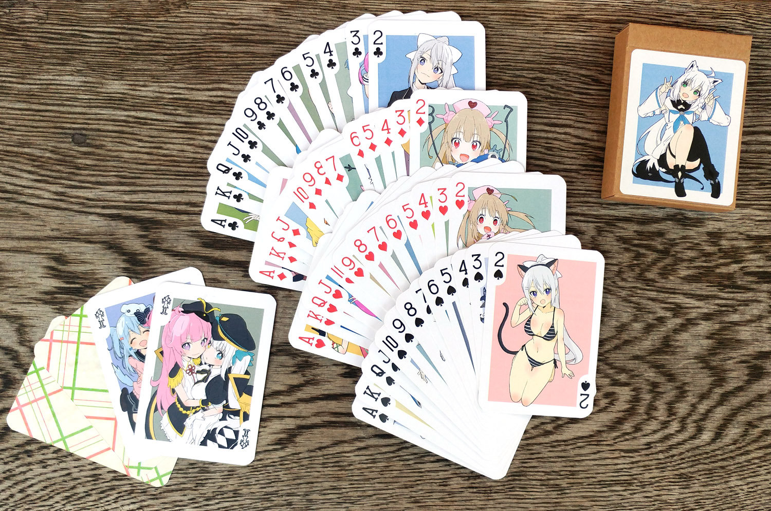ANIME Playing Cards poker Deck 54 Cards All Different Kawaii - Etsy