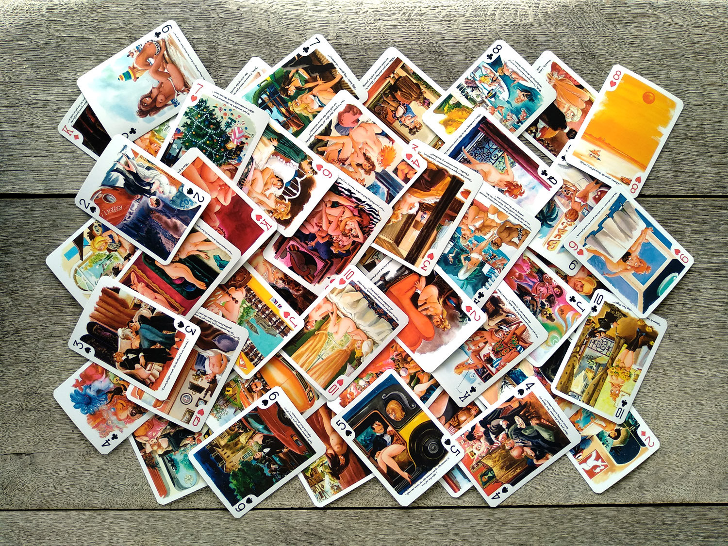 ADULT CARTOONS Playing Cards poker Deck 54 Cards All - Etsy