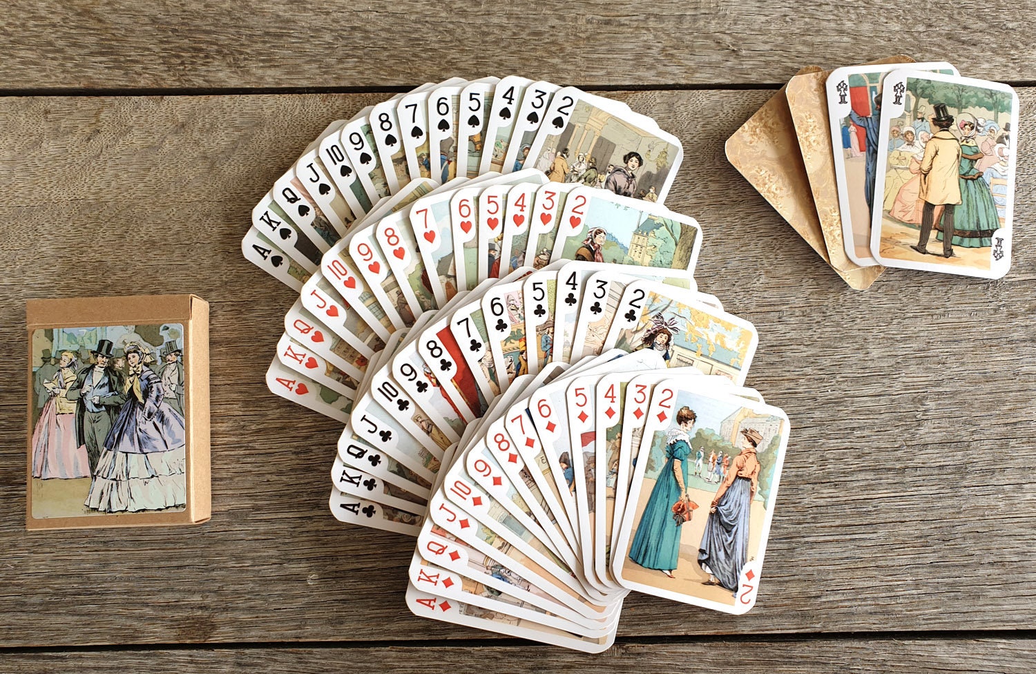 LES MODES De PARIS Playing Cards poker Deck 54 Cards All - Etsy