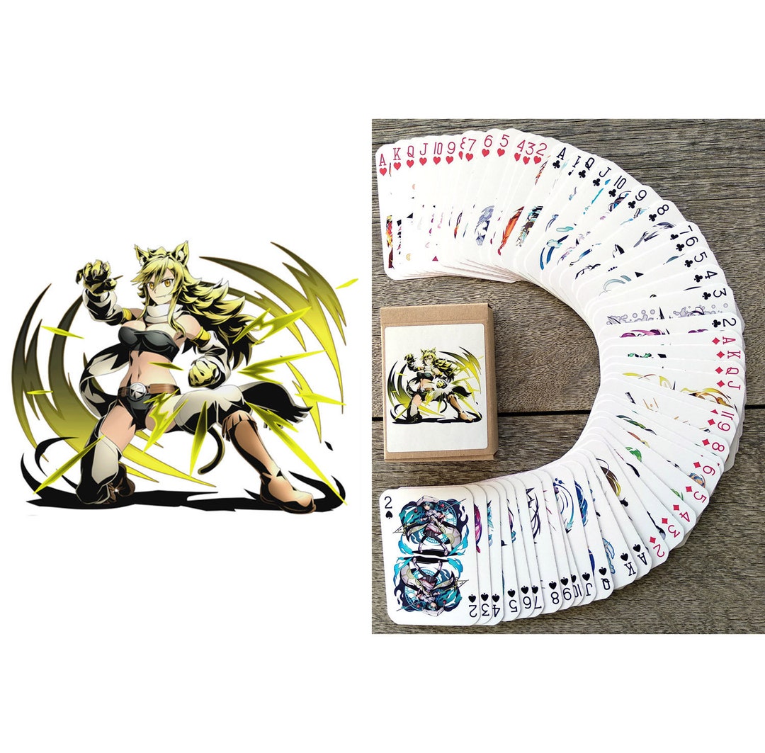 ANIME Playing Cards poker Deck 54 Cards All Different Kawaii Cute Manga ...